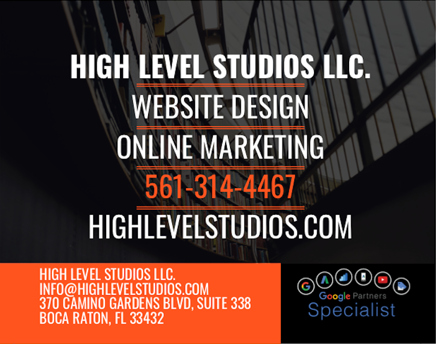 High Level Studios | Site Design Boca Raton, Marketing & SEO